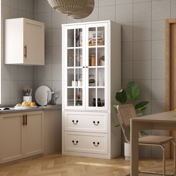 Heera Moti Zojo Tall Crockery Unit | White