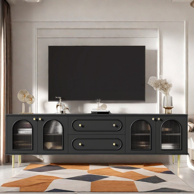 Heera Moti | Broho TV Stand | Black | Medium